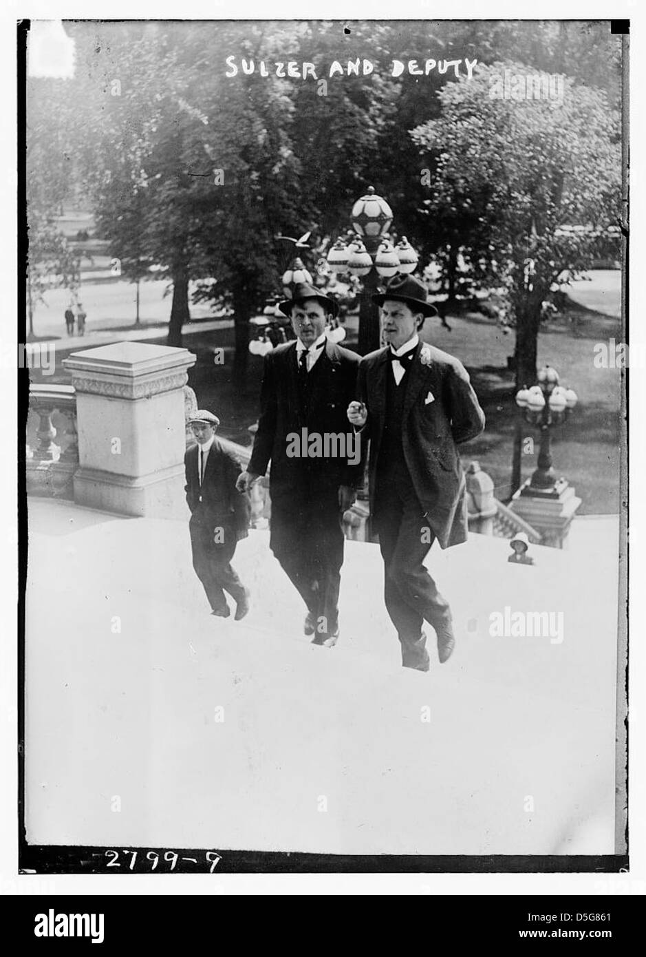 Governor William Sulzer and his deputy captured in Albany, New York ...