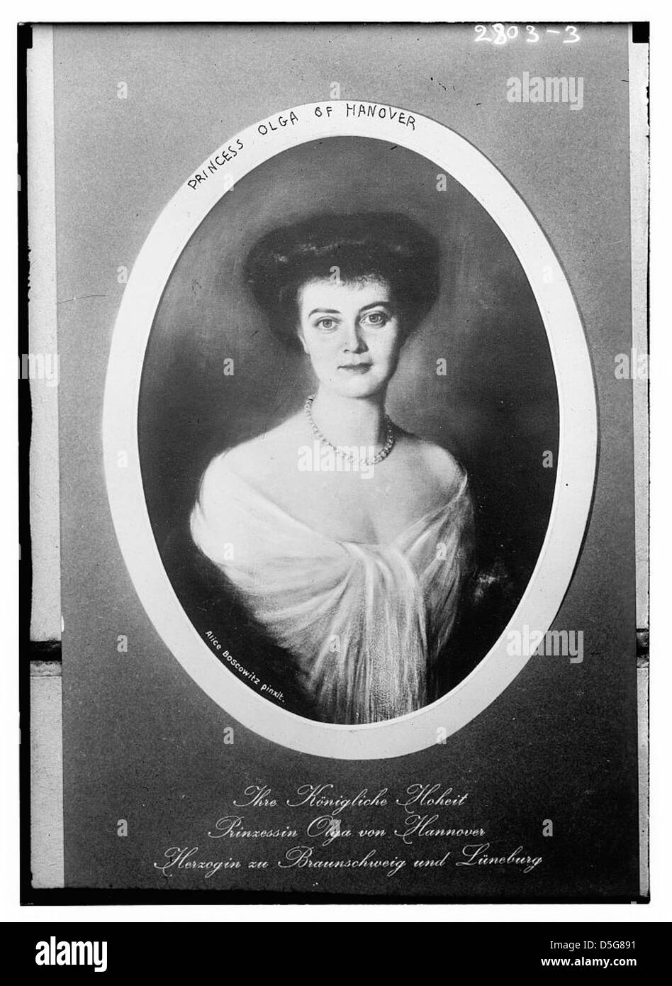 Princess Olga of Hanover, Duchess of Braunschweig and Lüneburg, is ...