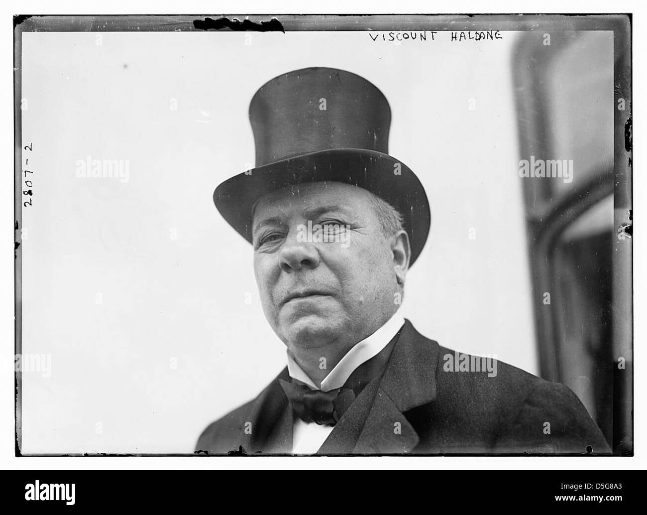 A portrait of Richard Haldane, 1st Viscount Haldane, taken on August 30 ...