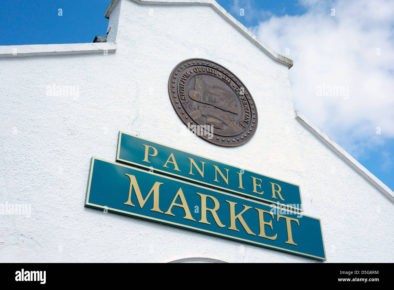 Tiverton, Devon, Pannier Market Stock Photo - Alamy
