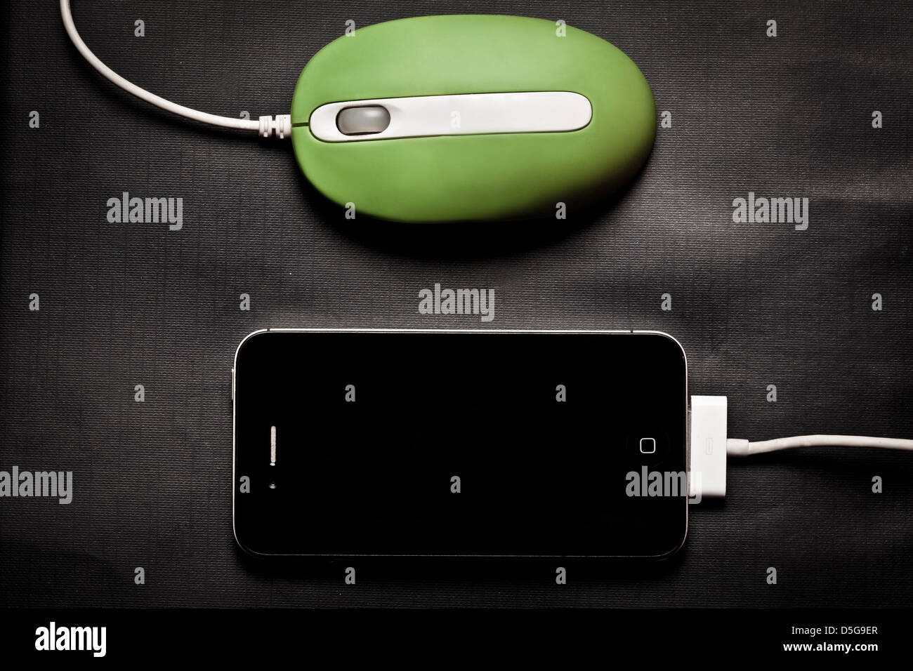 iphone and mouse Stock Photo - Alamy