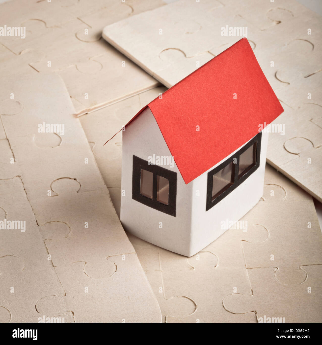 House plan puzzle hi-res stock photography and images - Alamy