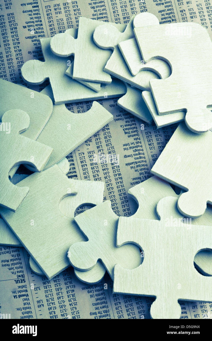 Jigsaw puzzle pieces Stock Photo - Alamy