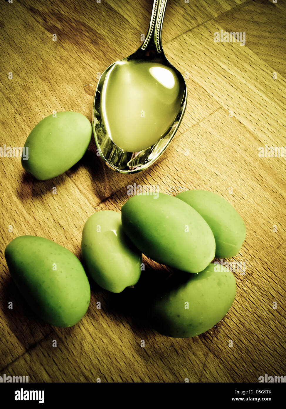 olives and a teaspoon of olive oil Stock Photo - Alamy olives and a teaspoon of olive oil Stock Photo - Alamy