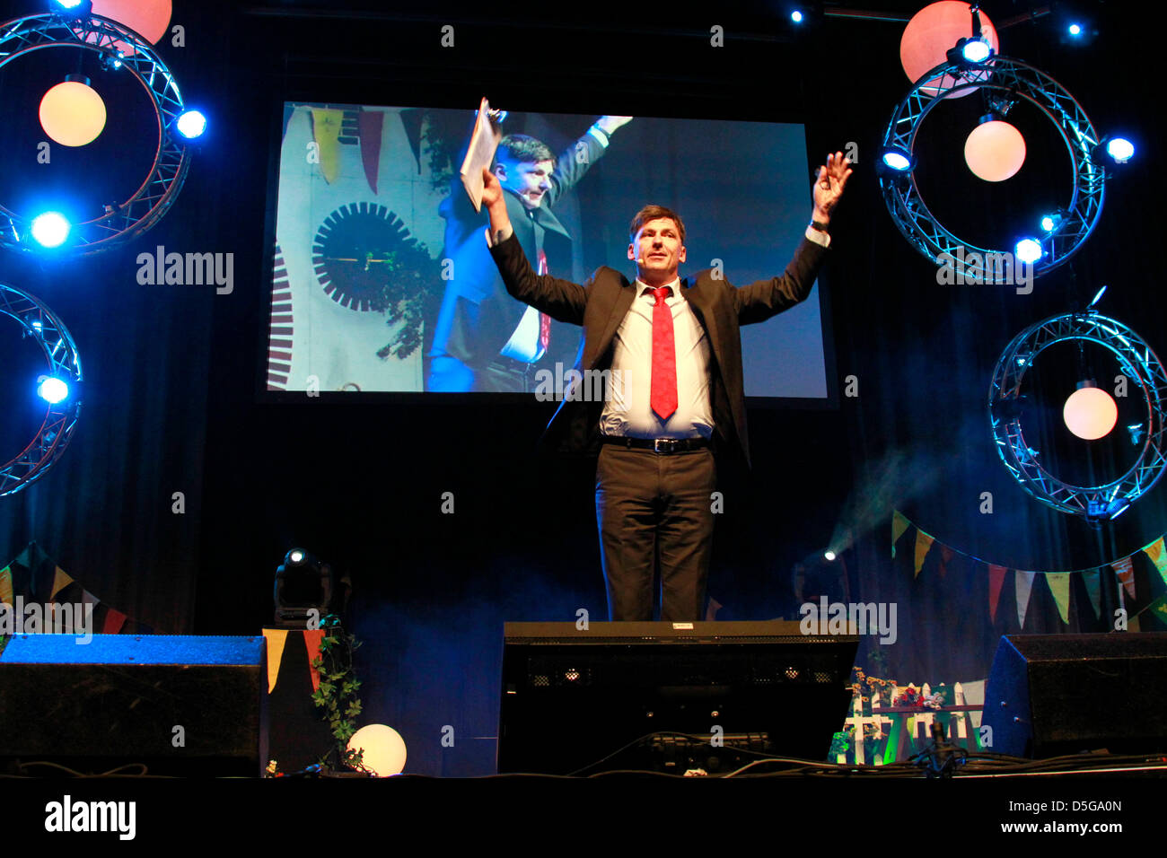 Actor Mark Ferguson attending the 'There And Back Again - The Hobbit ...