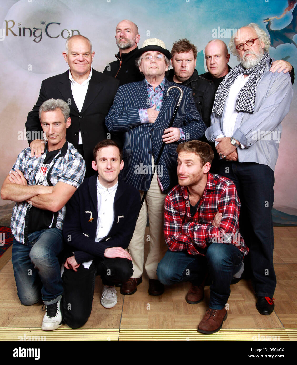 'The Hobbit' actors Jed Brophy, Mark Hadlow, Adam Brown, Graham ...