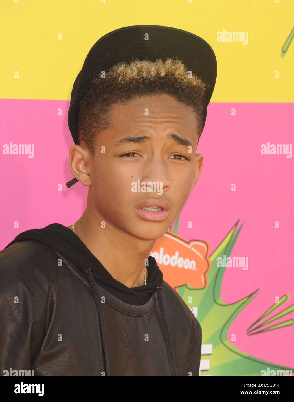 JADEN SMITH US film actor in March 2013. Photo Jeffrey Mayer Stock ...
