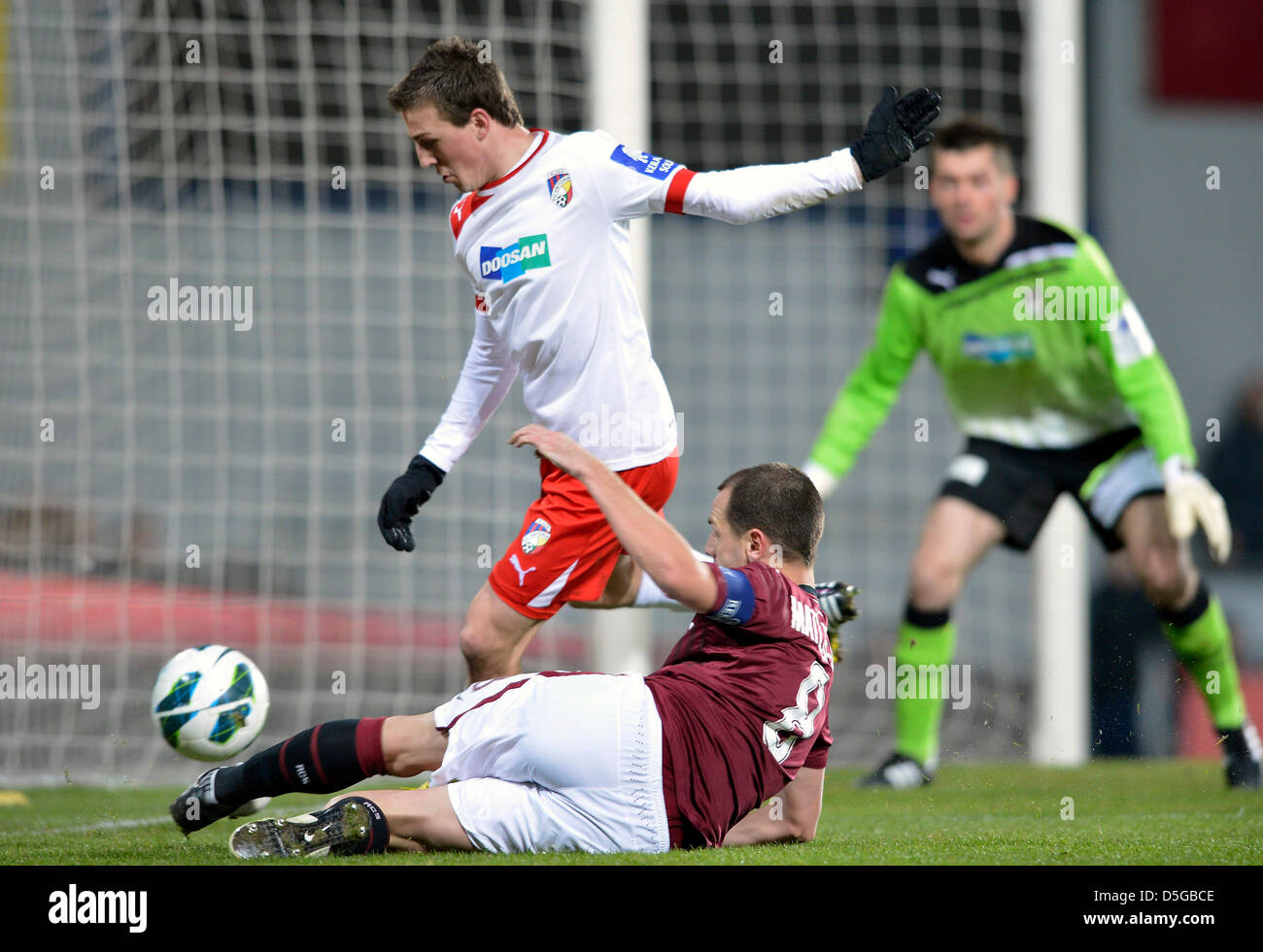 First Czech soccer league, 21st round: Viktoria Plzen vs Sparta Prague ...