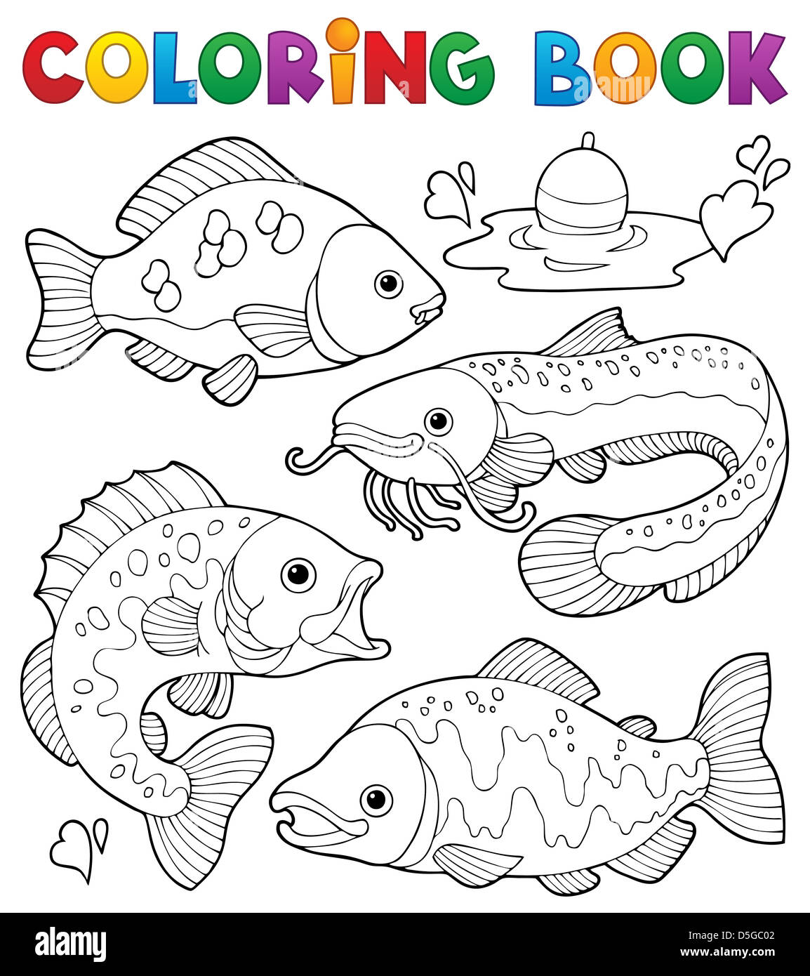 Freshwater Fish Coloring Pages Coloring Book Freshwater Fishes 1