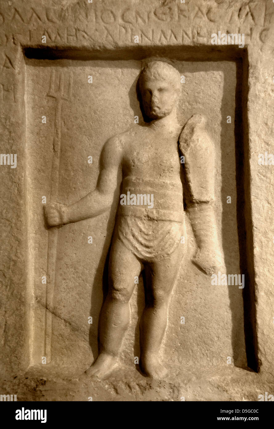 Ancient greek tombstone hi-res stock photography and images - Alamy