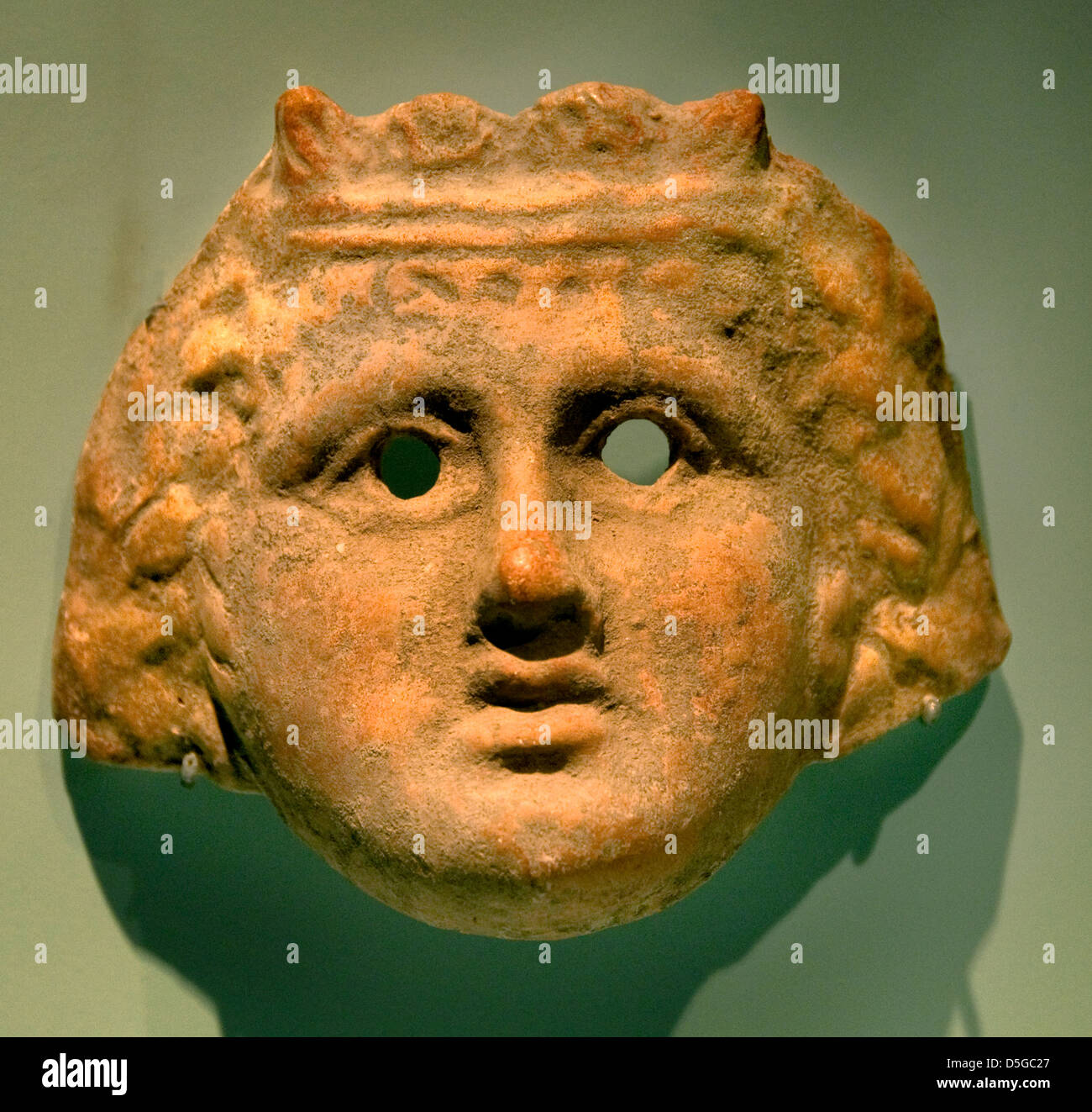 theater masks earthenware pottery Greece Greek 400 to 200 BC Terracotta ...