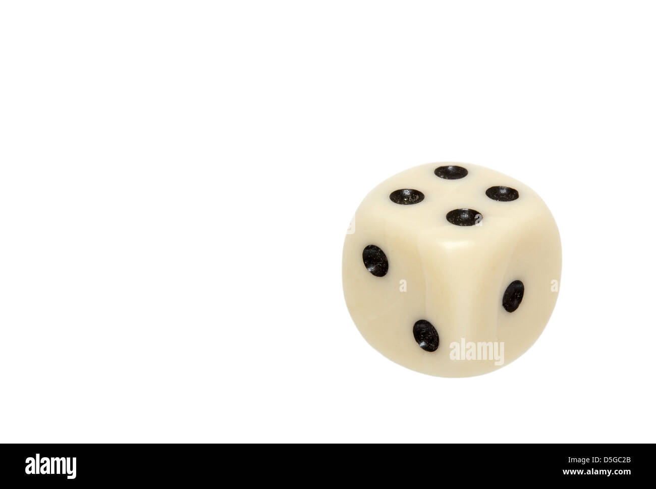Dice isolated on white background close up Stock Photo - Alamy