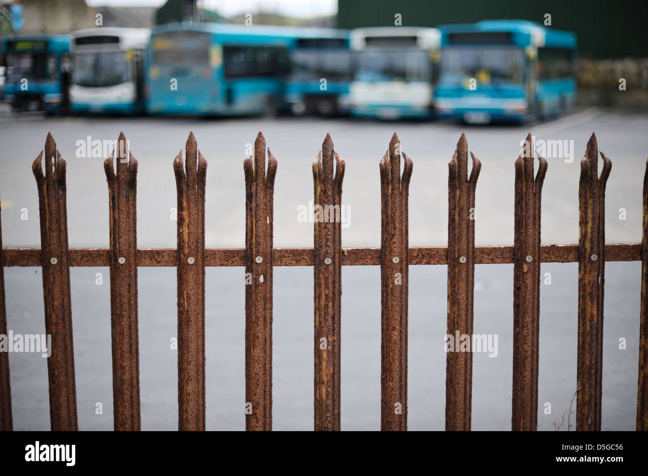 Buses awaiting repair hi-res stock photography and images - Alamy