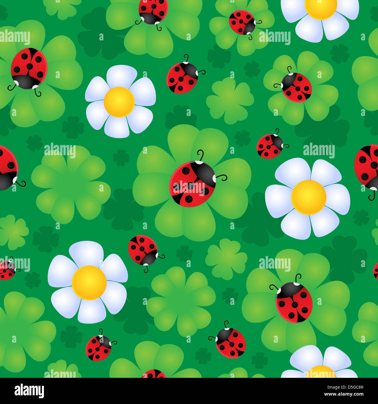 Seamless background flower theme 1 - picture illustration Stock Photo ...