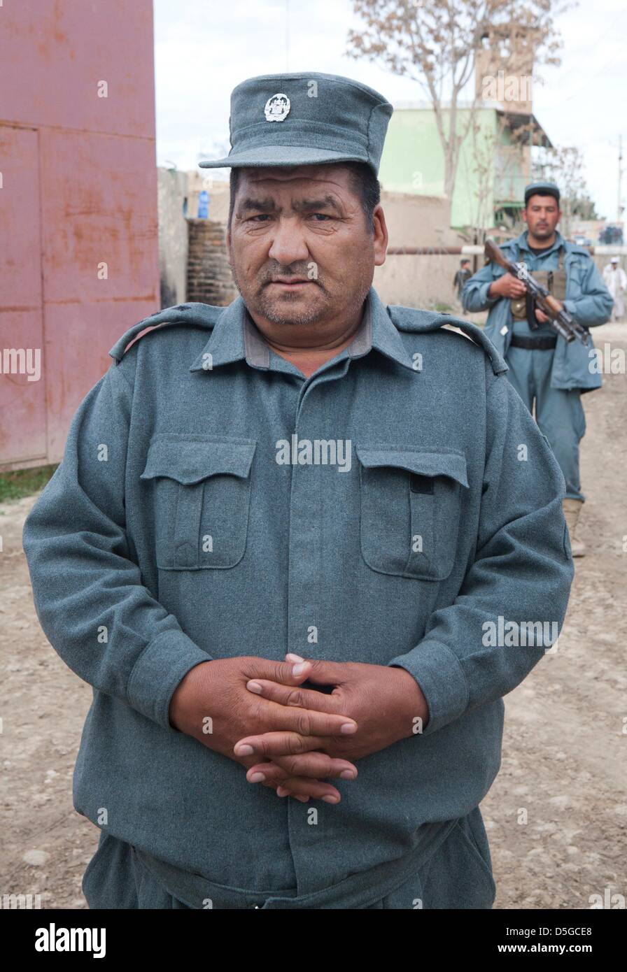 Saleh Mohammed, head of police sub station in Kunduz Stock Photo - Alamy