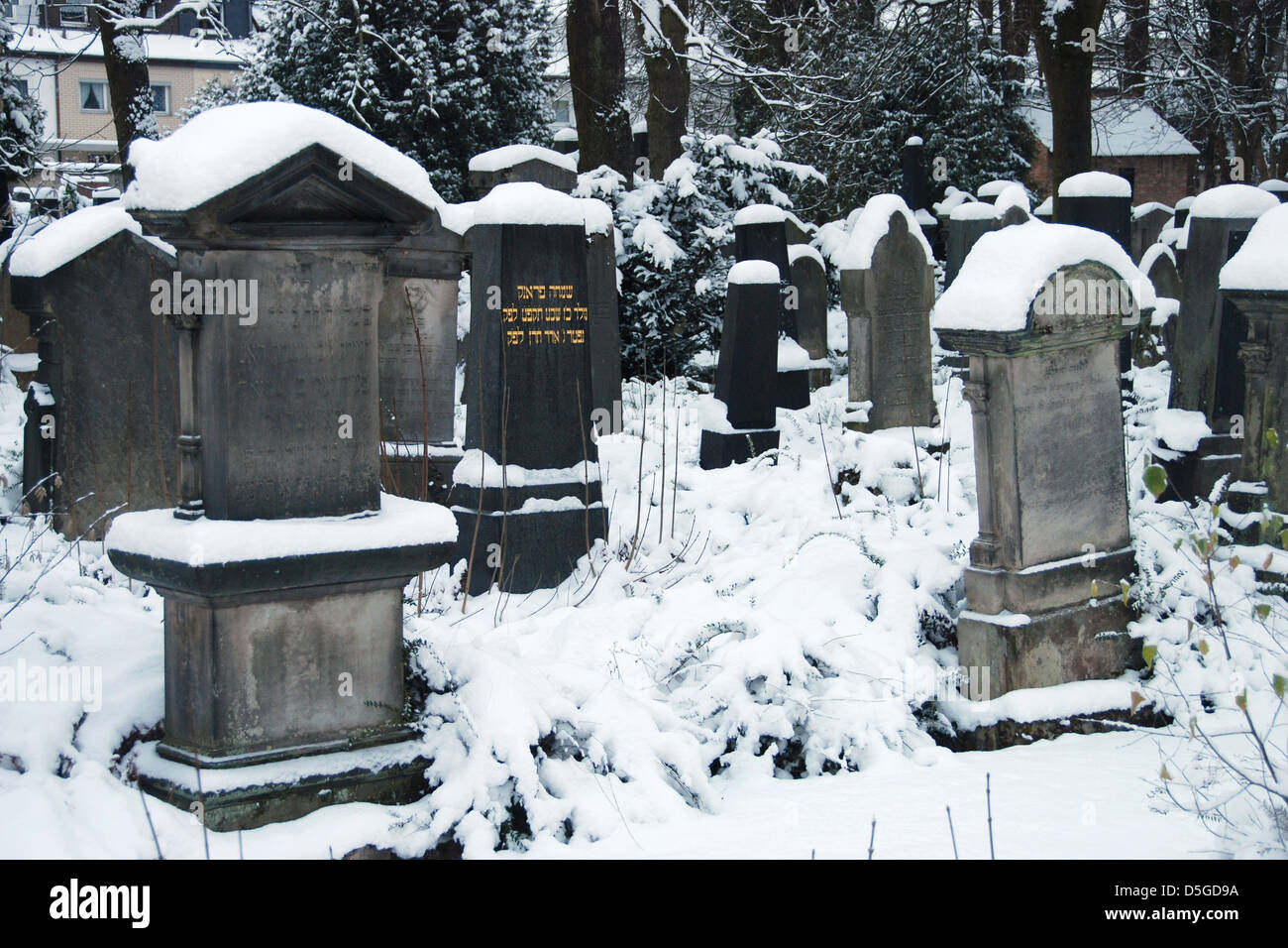 Gravestones in german cemetery in hi-res stock photography and images ...