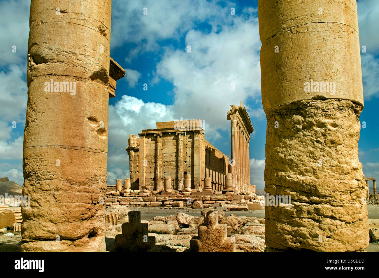 Temple of Bel 2 Cent Roman Palmyra Syria Museum Stock Photo - Alamy