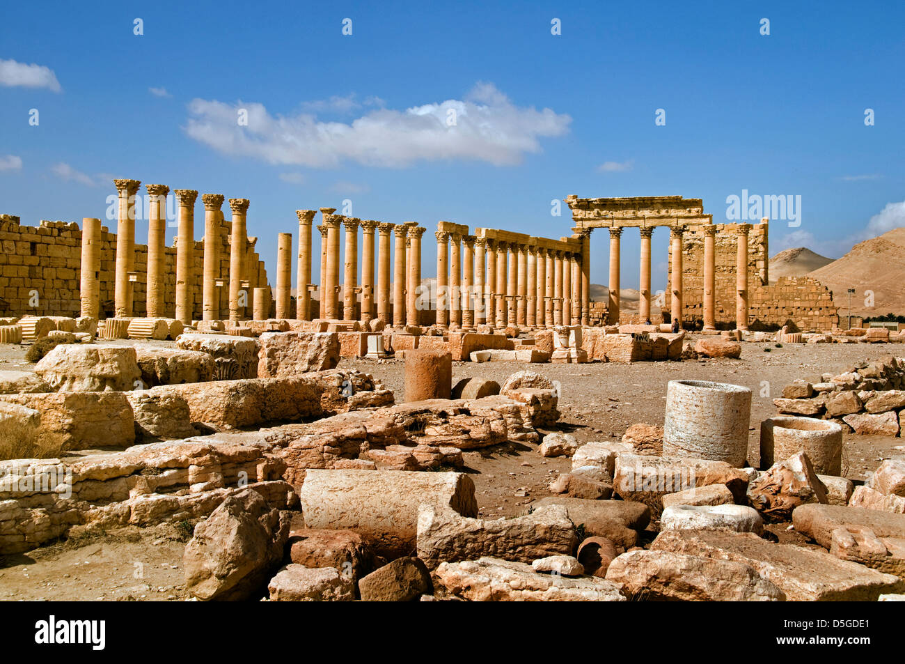 Temple of Bel 2 Cent Roman Palmyra Syria Museum Stock Photo - Alamy