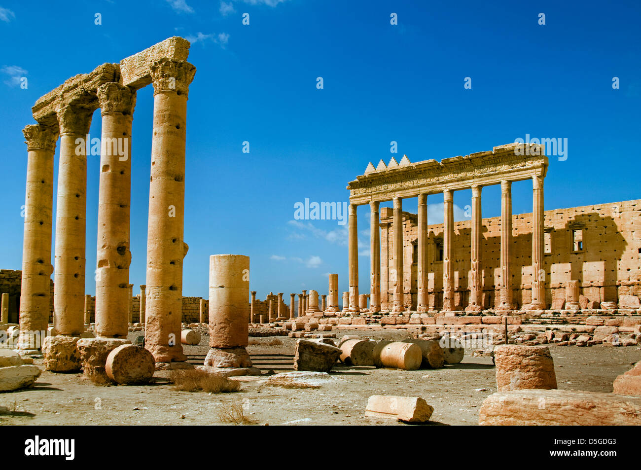 Palmyra baalshamin temple hi-res stock photography and images - Alamy