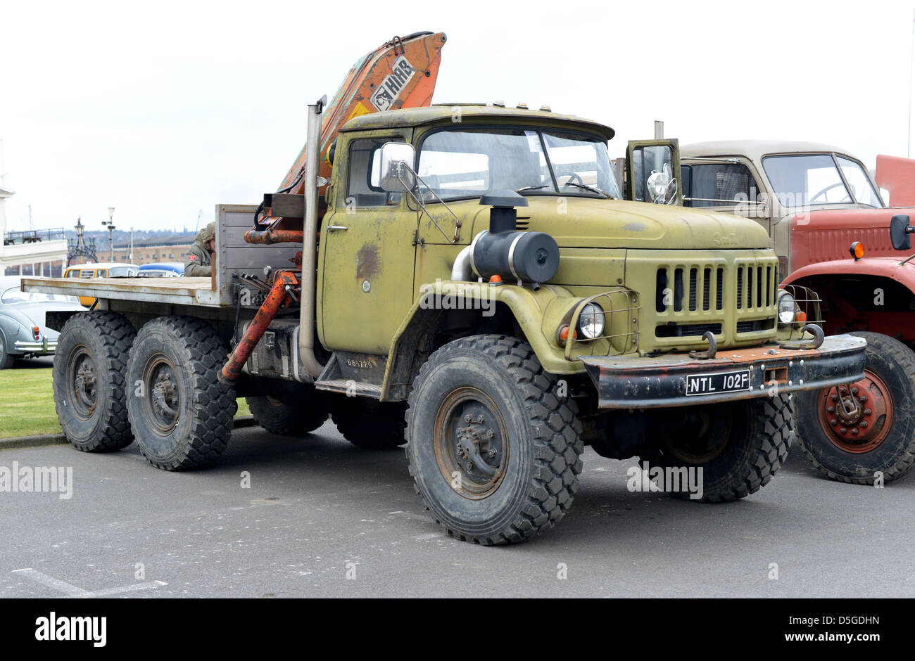 Old gaz russian truck hi-res stock photography and images - Alamy