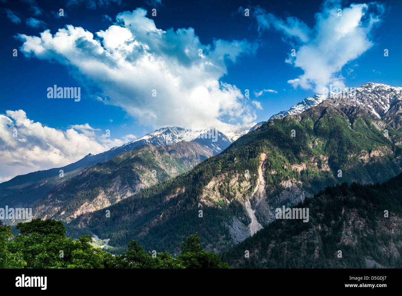 India.Mountains and clouds Stock Photo - Alamy