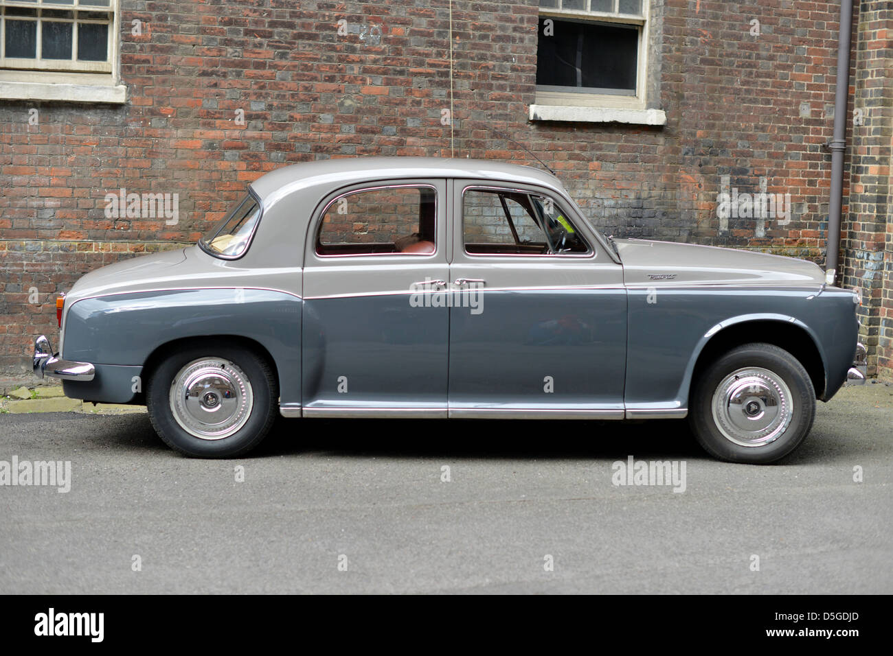 Rover P4 classic car at a show at Chatham Dockyard, the set of Call the ...