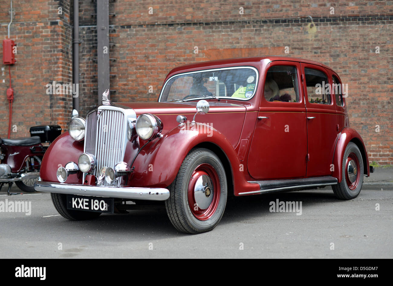 Classic Rover car Stock Photo - Alamy