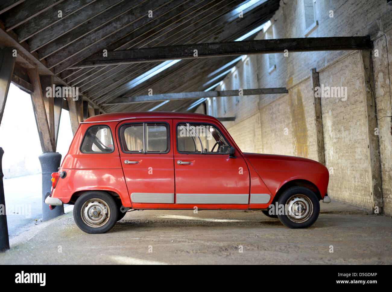 Renault 4 family car hi-res stock photography and images - Alamy