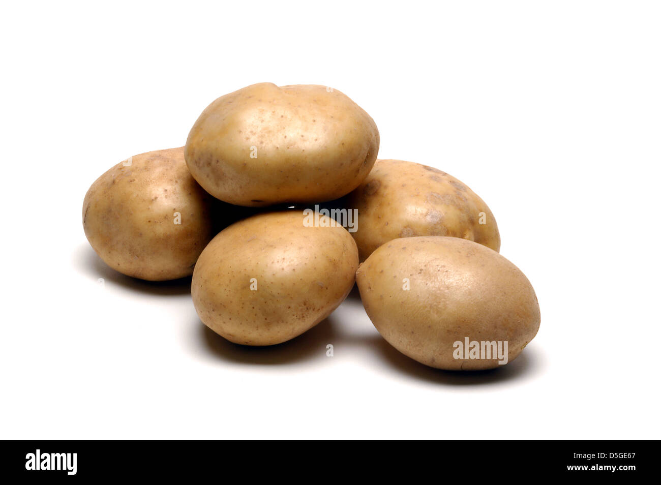 Five potatoes for baking Stock Photo - Alamy