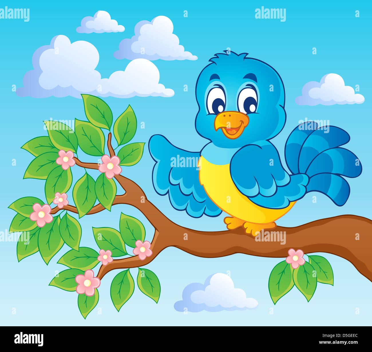 Bird theme image 7 - picture illustration Stock Photo - Alamy