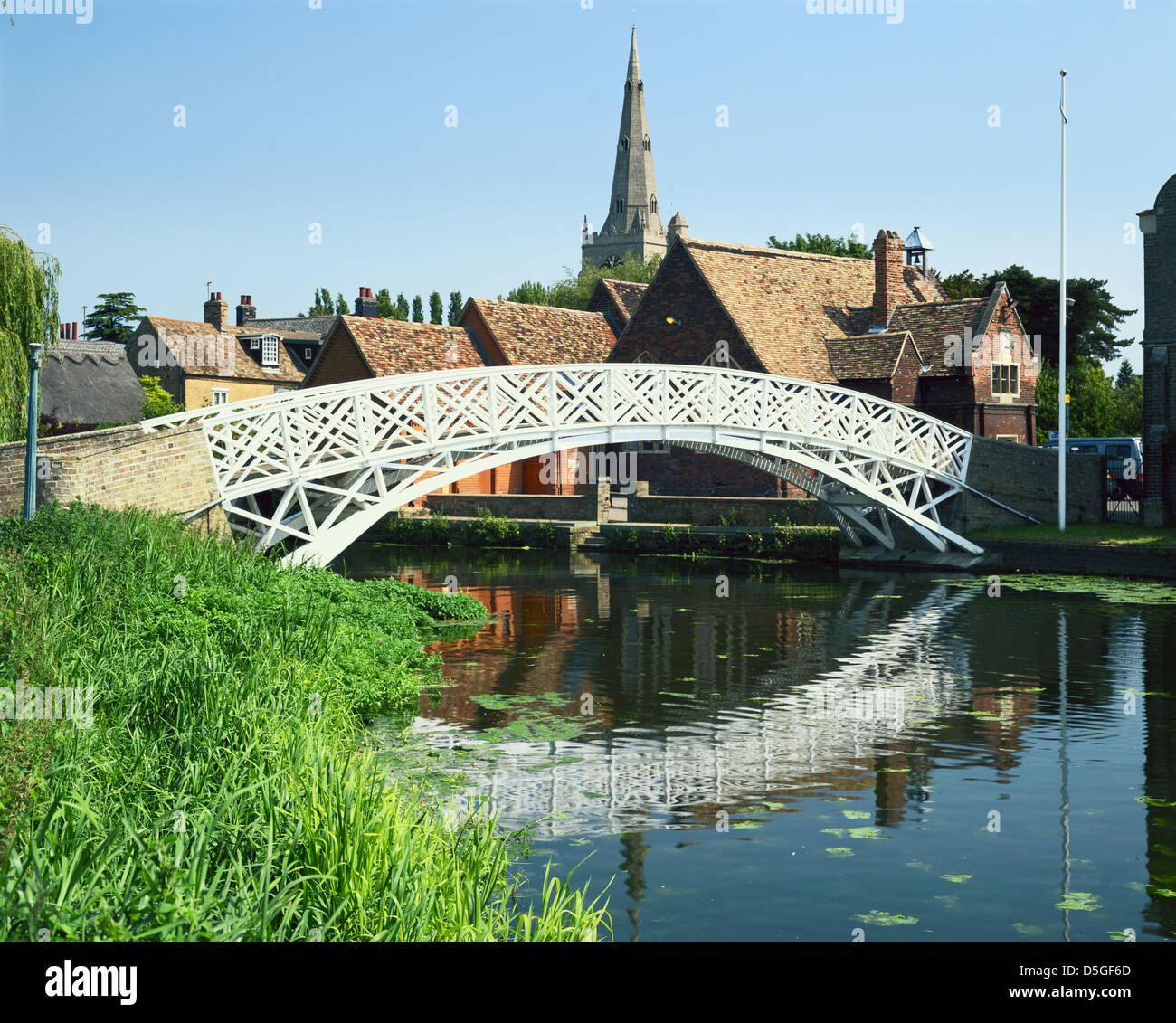 The Chinese Bridge; Godmanchester; Cambridge; England, GB Stock Photo ...