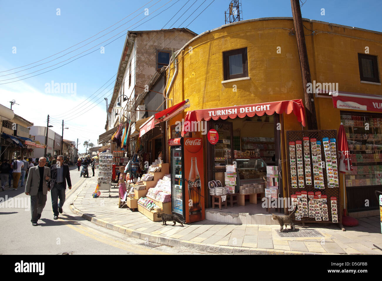 Souvenir shop on Arasta Street selling Turkish Delight, North Nicosia ...