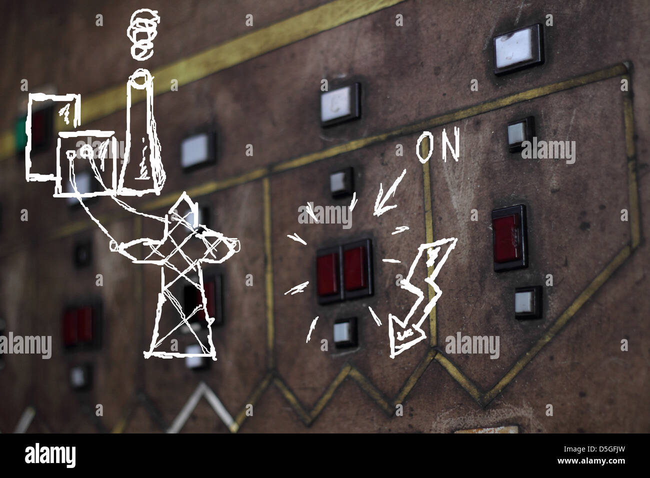 Drawing electricity hi-res stock photography and images - Alamy