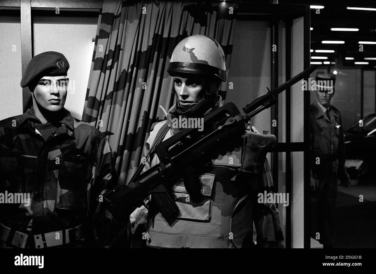 Dummy police officer Black and White Stock Photos & Images - Alamy