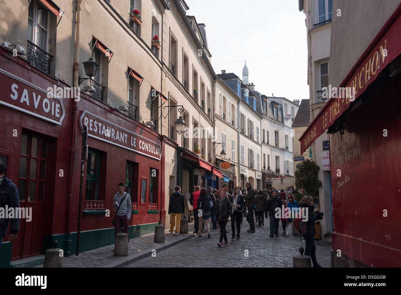 Streets of Montmartre, Paris, France Stock Photo - Alamy
