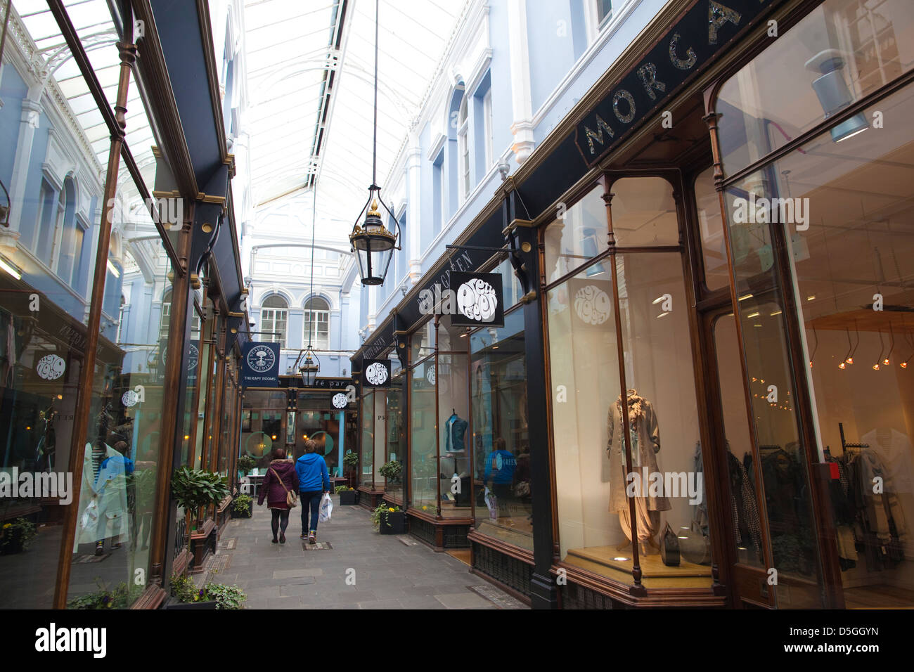 Morgan Arcade, Cardiff city centre, Wales, UK Stock Photo - Alamy
