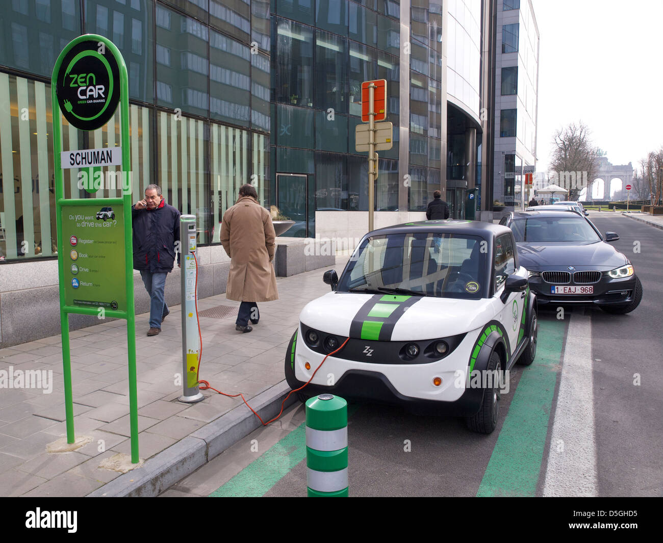 zen car electric vehicle recharging station near the Jubelpark in ...