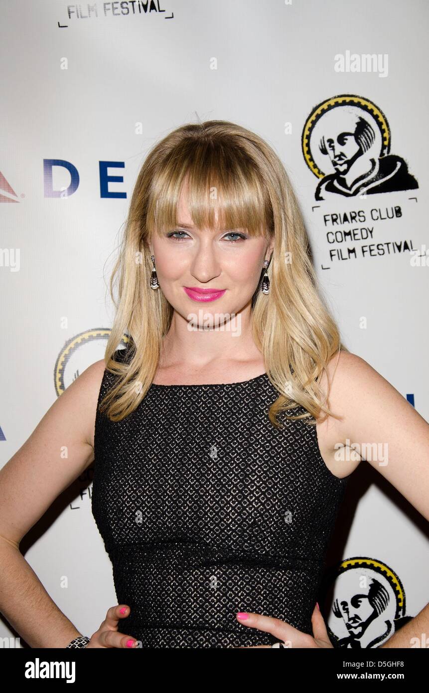 New York, USA. 1st April 2013. Halley Feiffer at arrivals for HE'S WAY ...