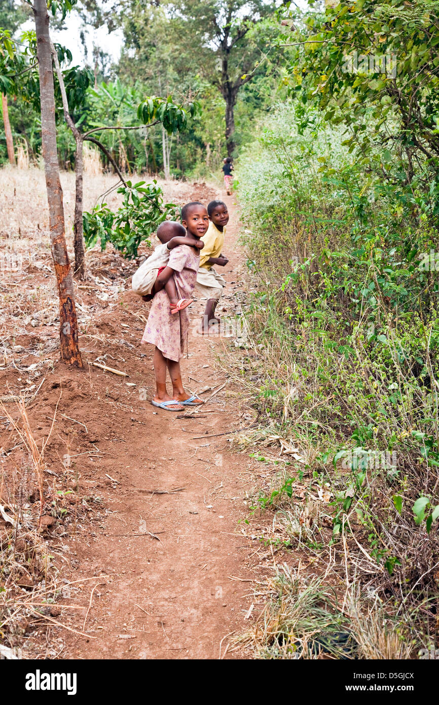 African Orphan Children near Moashi;Tanzania;Africa;from Maasai and ...