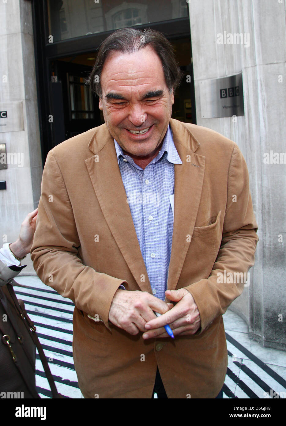 London, UK. 2nd April, 2013. Director Oliver Stone seen at BBC radio ...
