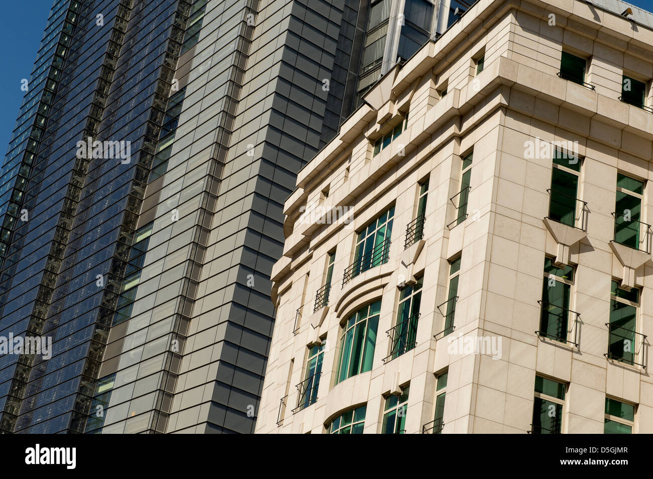 High rise building and offices in the centre of the City of London ...