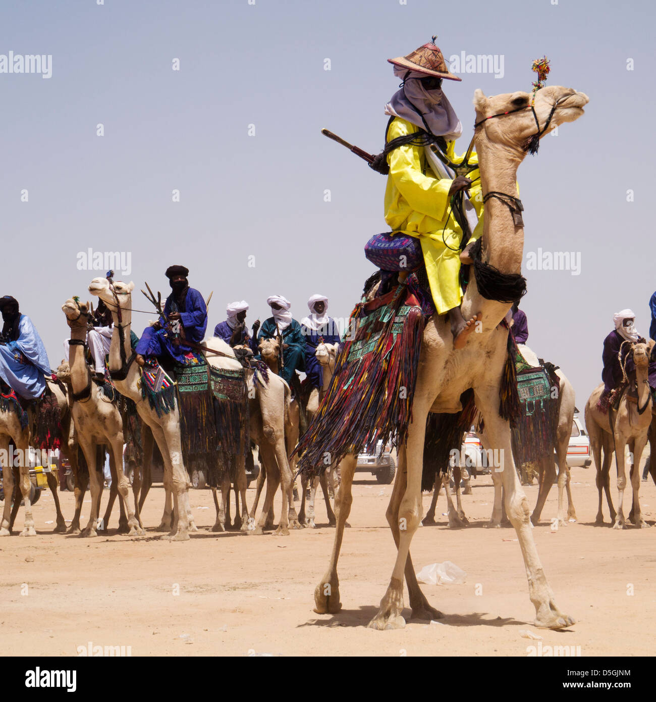 Wodaabe nomad on camel in hi-res stock photography and images - Alamy