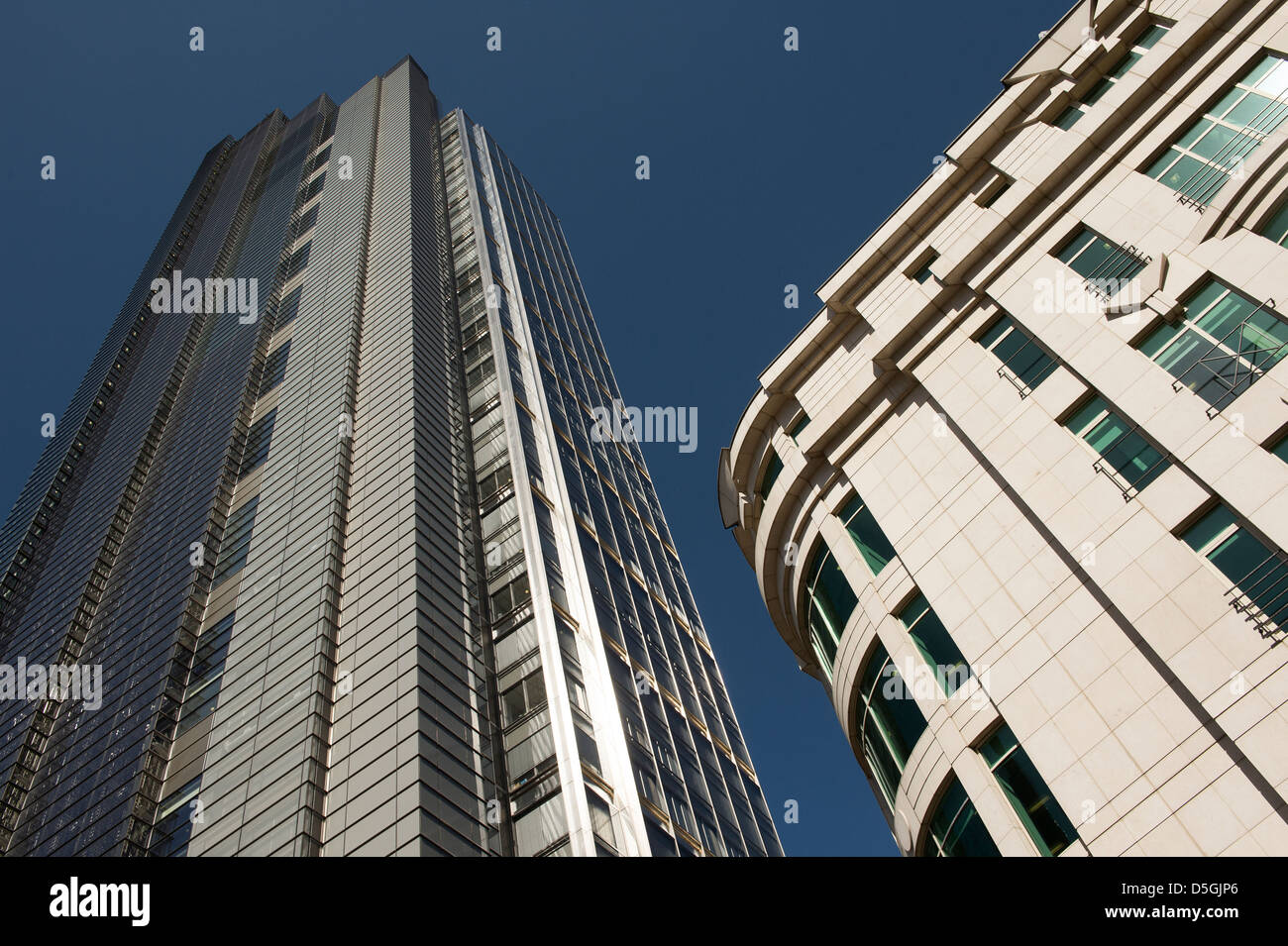 High rise building and offices in the centre of the City of London ...