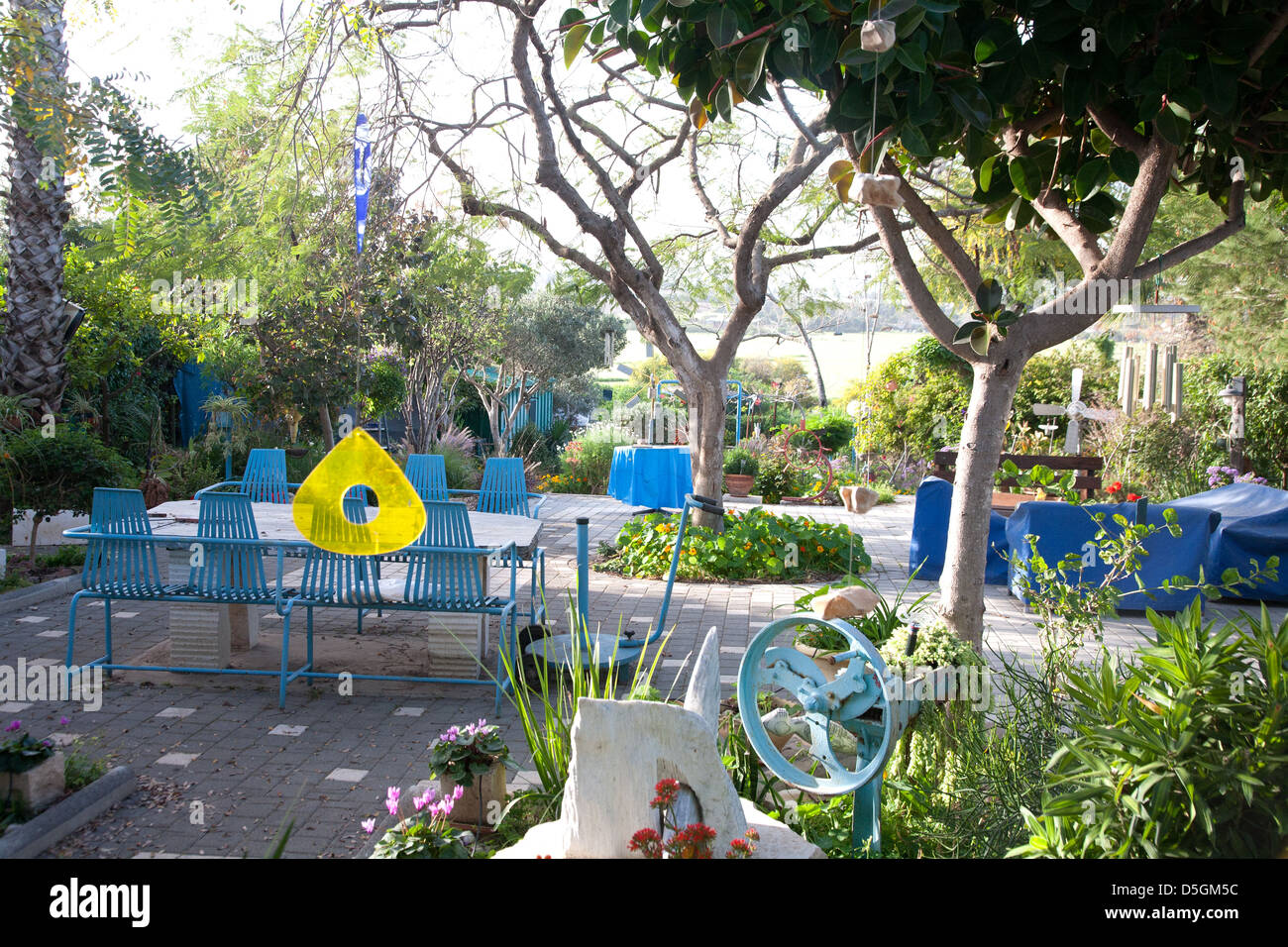 Garden in Kiryat Ata, Israel, Middle East Stock Photo - Alamy