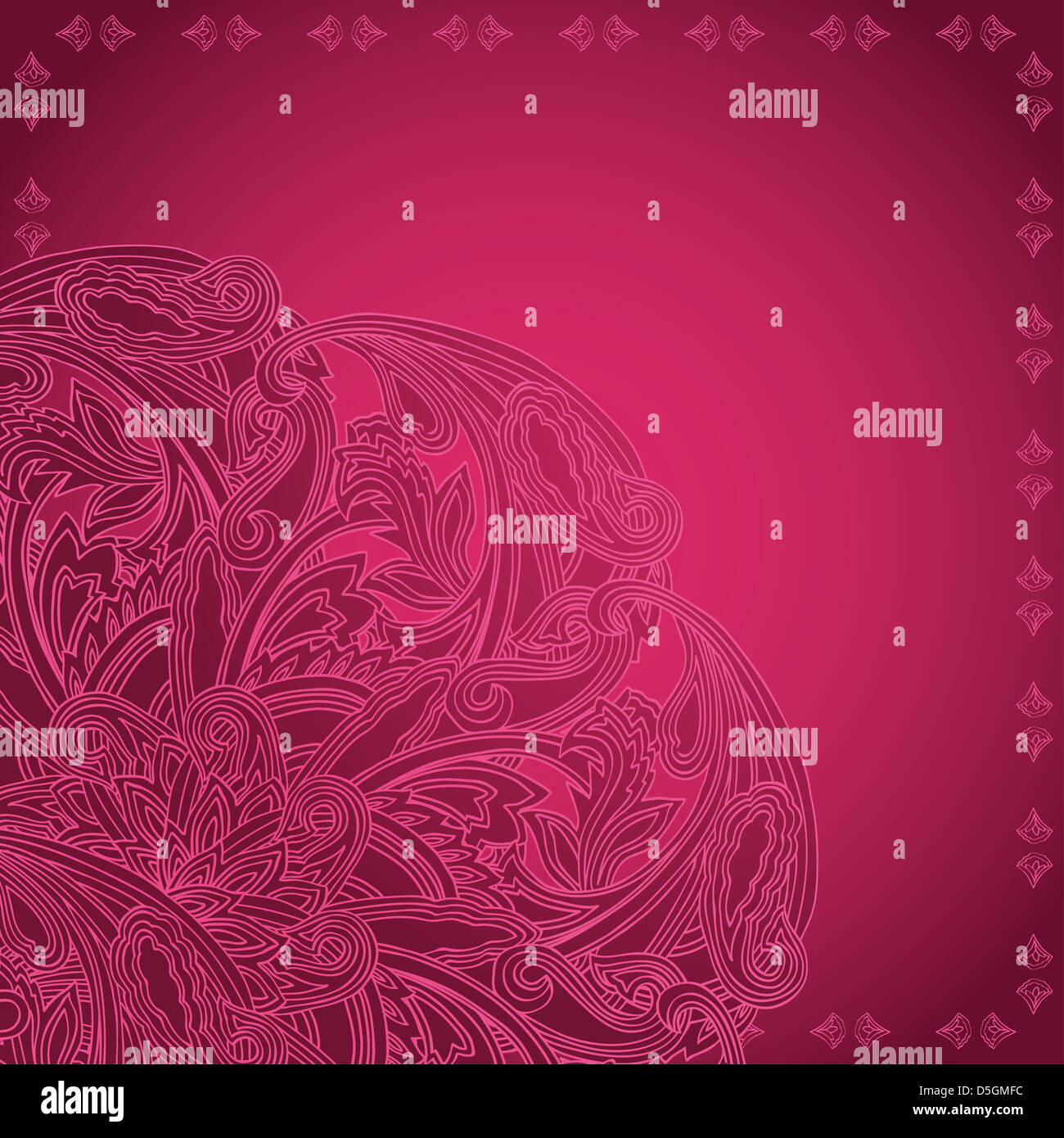 Indian pattern corner hi-res stock photography and images - Alamy