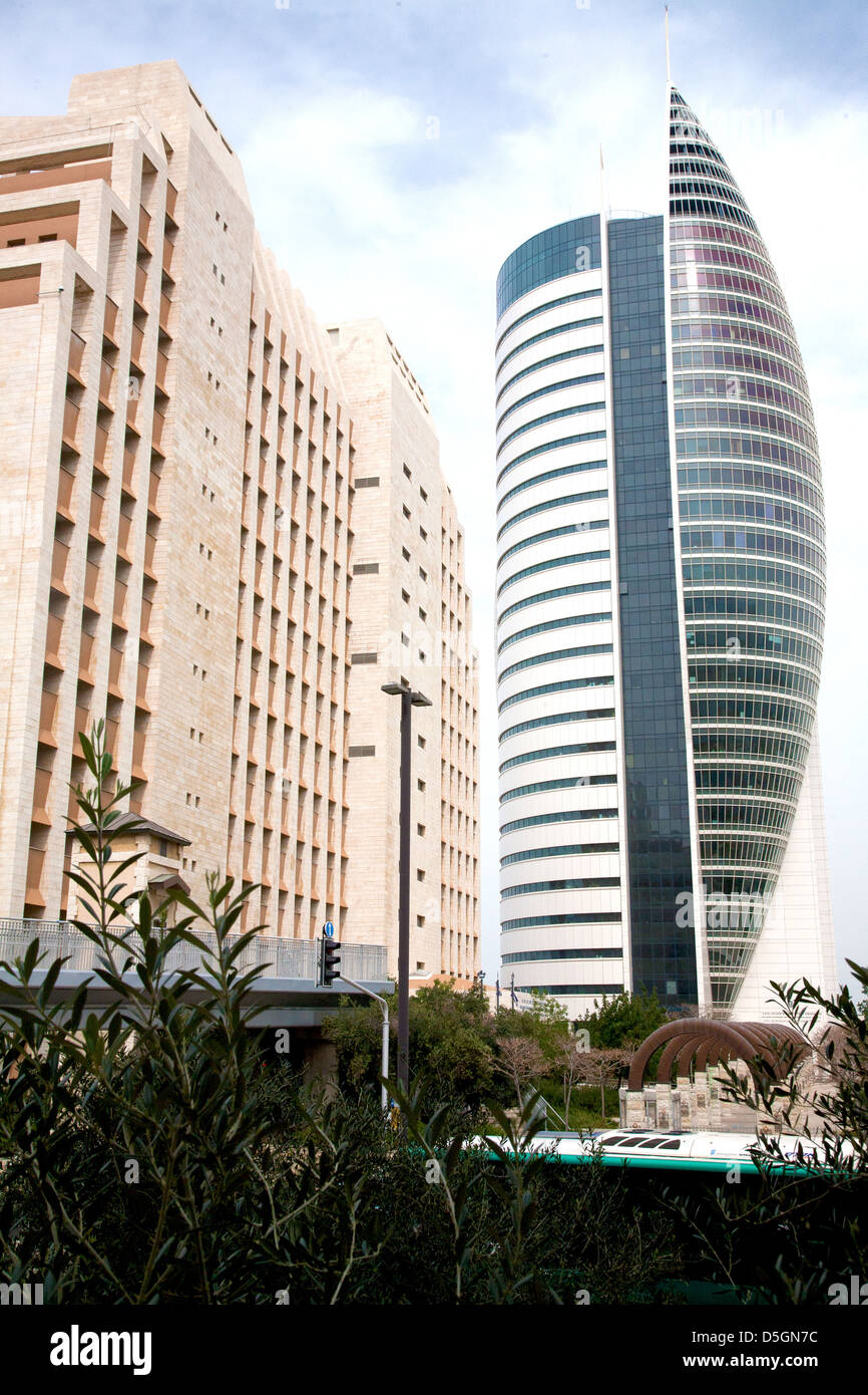 The Sail Tower, Haifa, Israel, Middle East Stock Photo - Alamy