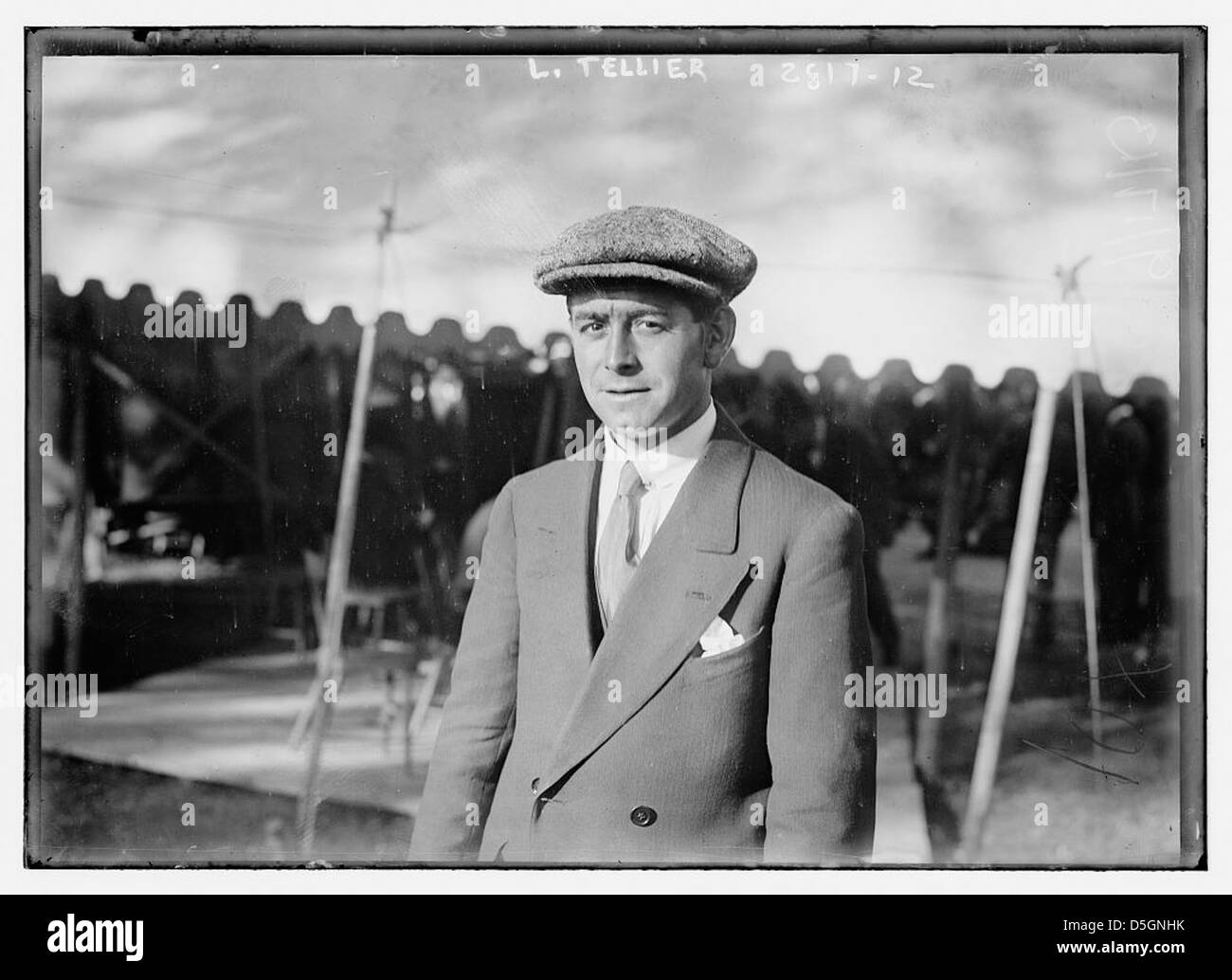 This photograph shows Louis Tellier, a golfer, likely taken during a ...