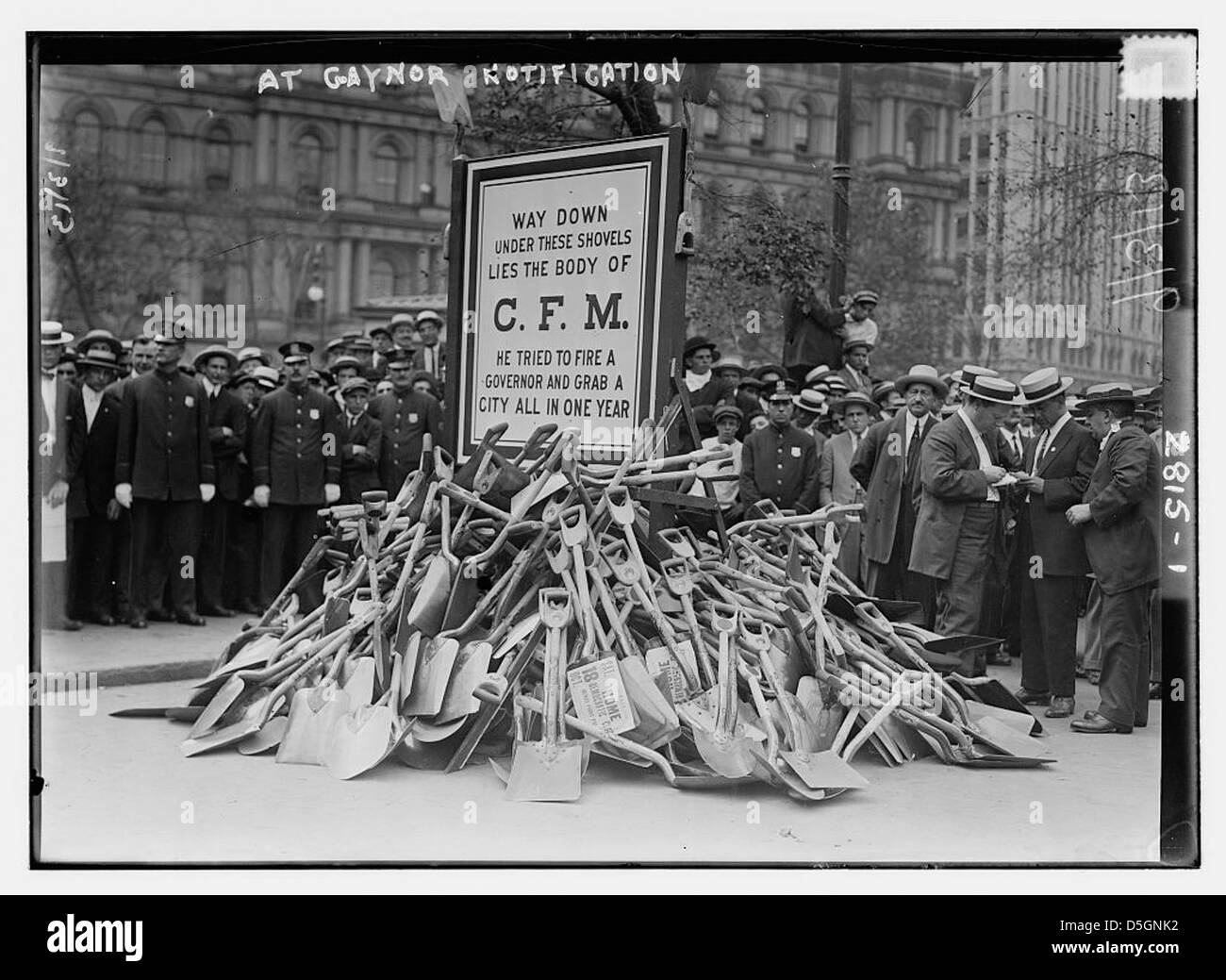 This image shows Mayor William Jay Gaynor of New York City during a ...