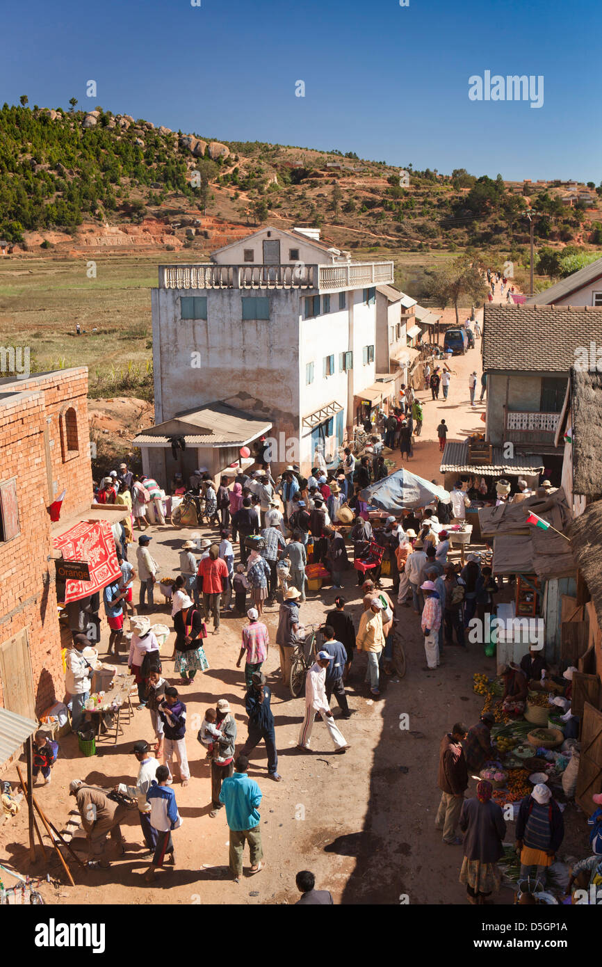 Madagascar, Ambatofosy, local market in centre of town Stock Photo - Alamy