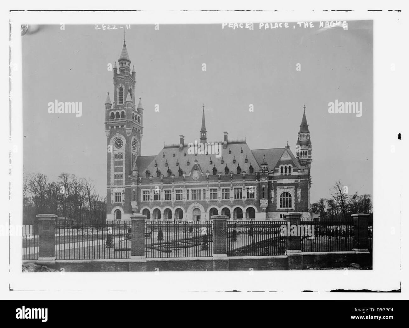 The Peace Palace in The Hague, Netherlands, houses the International ...